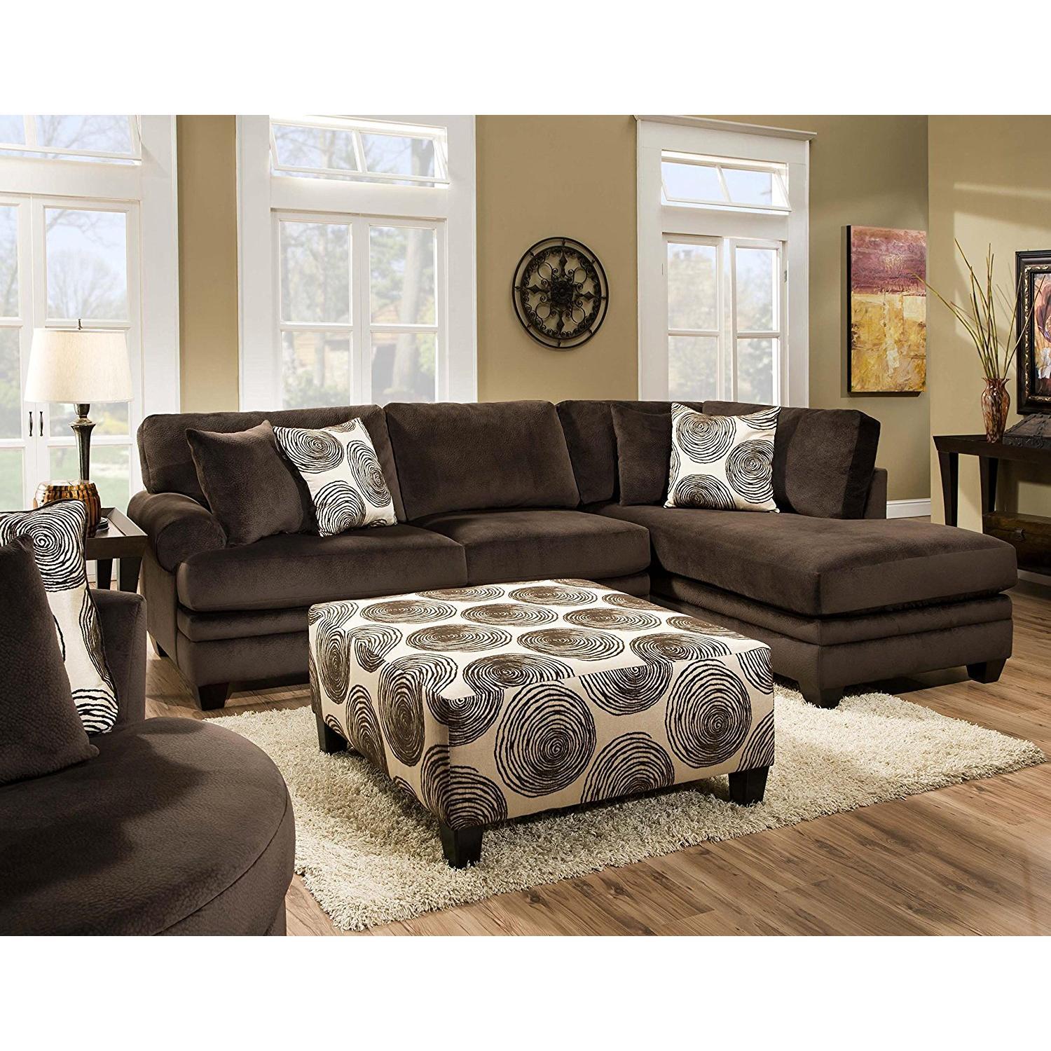 Albany Industries Fabric 2 pc Sectional 8642-61-GENS-35218/8642-67-GEN